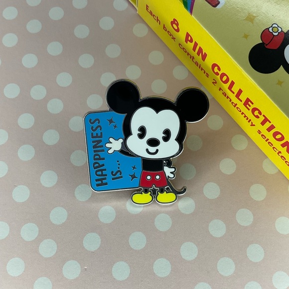 Disney | Accessories | Happiness Is Mickey Mouse Disney Parks Pin ...